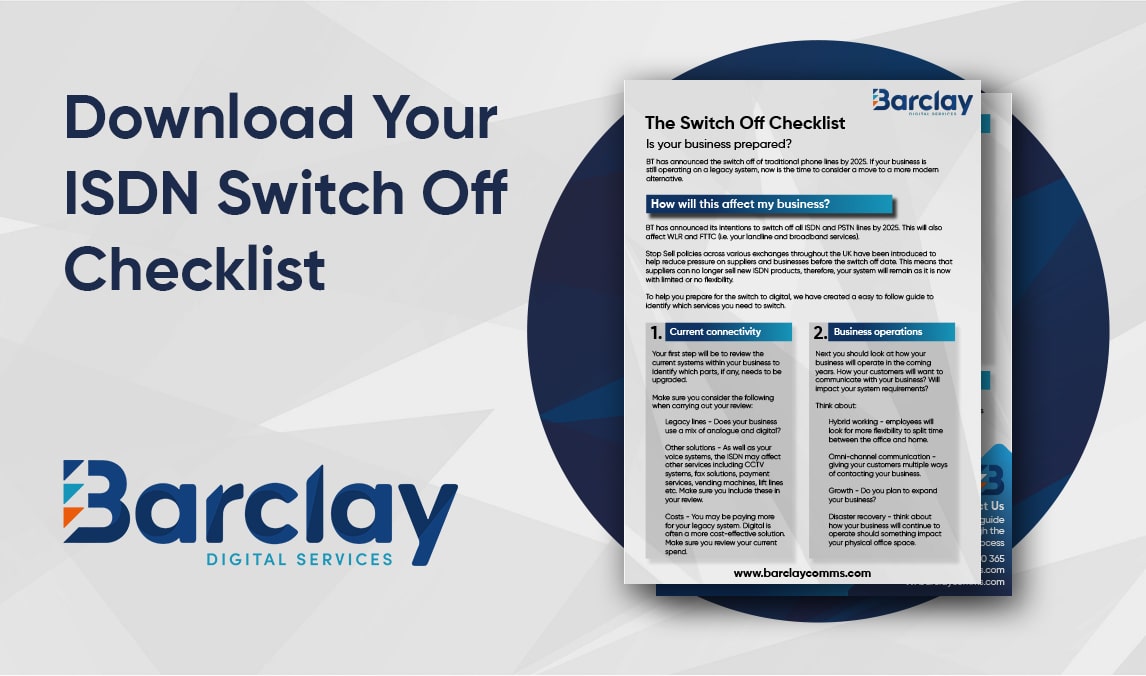 ISDN Switch Off - barclaycomms